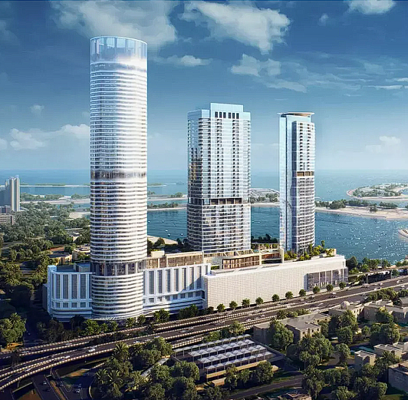 Palm Beach Towers residential complex by Nakheel in Dubai: photos ...